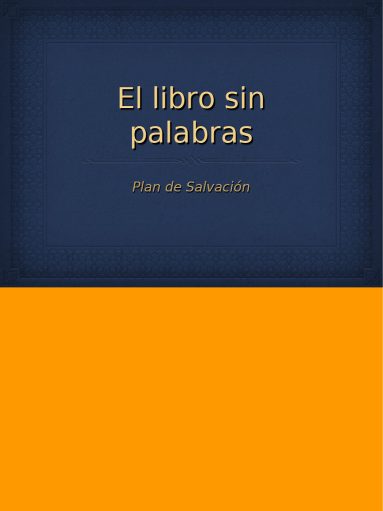 Libro Sin Palabras | PDF