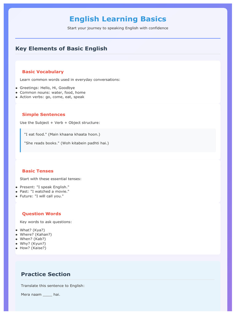 Basic Concepts | PDF