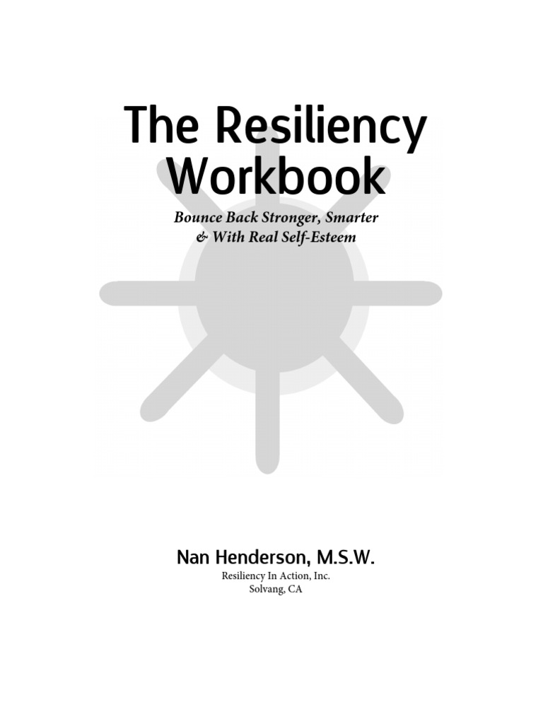 The Resiliency Workbook Sample | PDF | Psychological Resilience ...