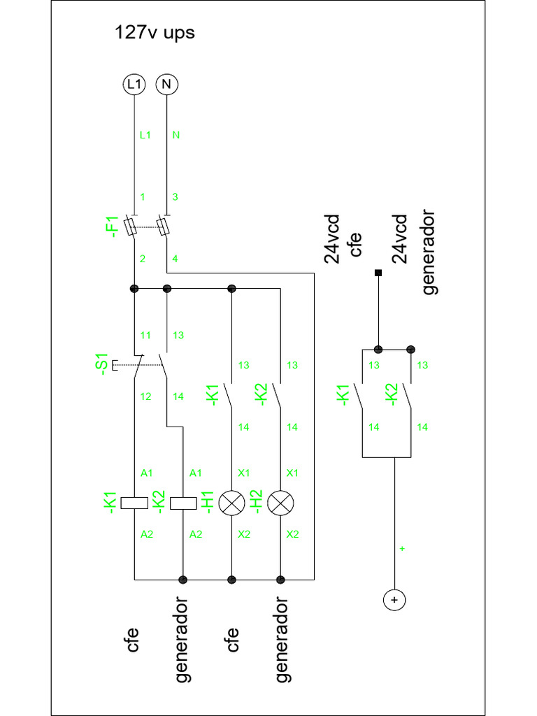 Generador 127V y 24V: Especificaciones | PDF