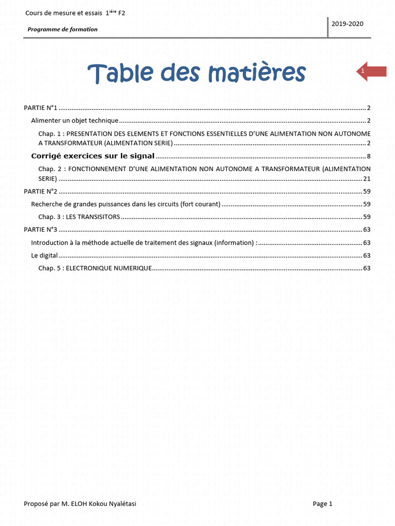 Mesure 1F2 Théorie | PDF | Transformateur électrique | Condensateur