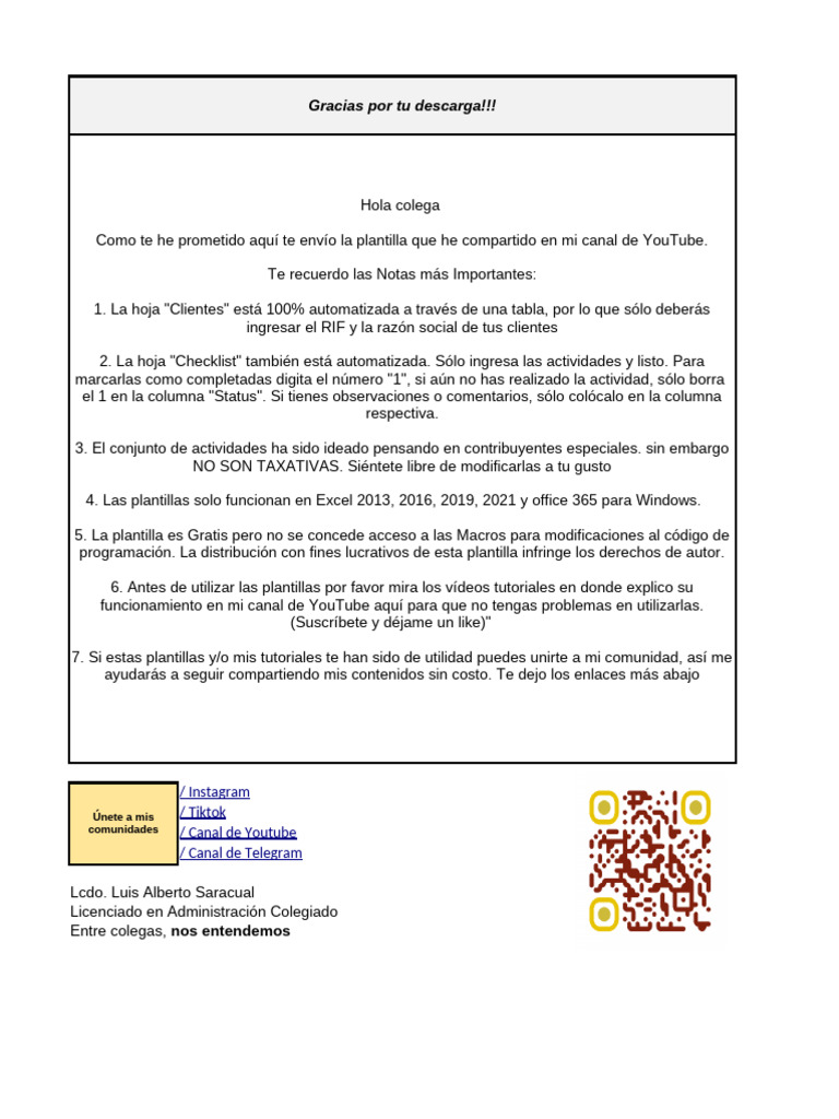 Plantilla de Control Contable Automatizada | PDF | Youtube | Informática