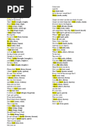 Irregular Verbs Rap Song | PDF