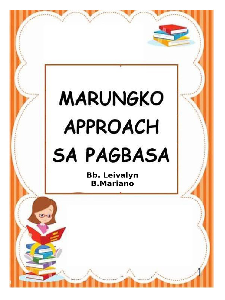Marungko Approach Sa Pagbasa | PDF