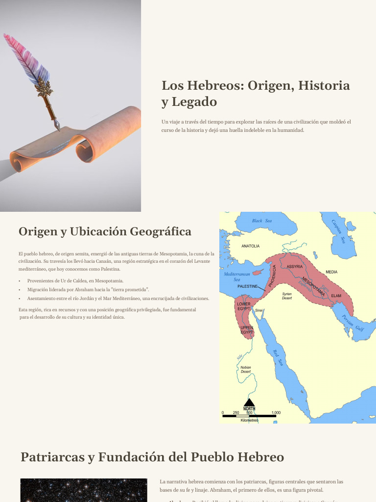 Los Hebreos Origen Historia y Legado | PDF | Abrahán | Moisés