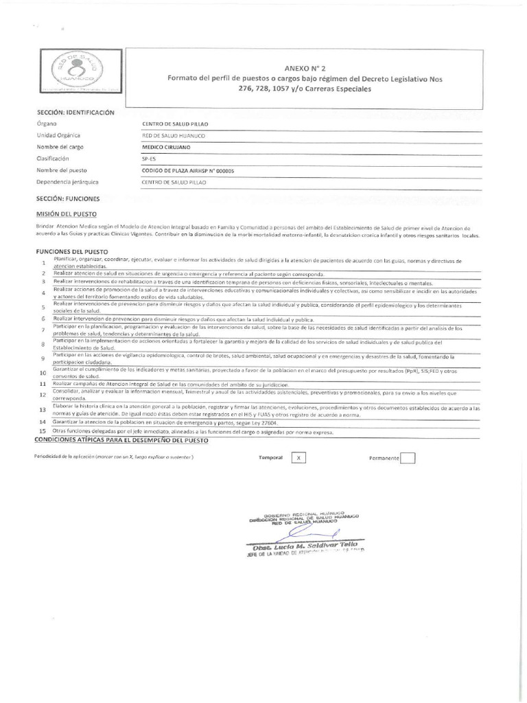 Perfil Asistenciales | PDF