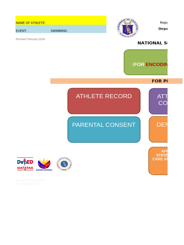 2024 - Athlete Record Naay Watermark | PDF | Diseases And Disorders