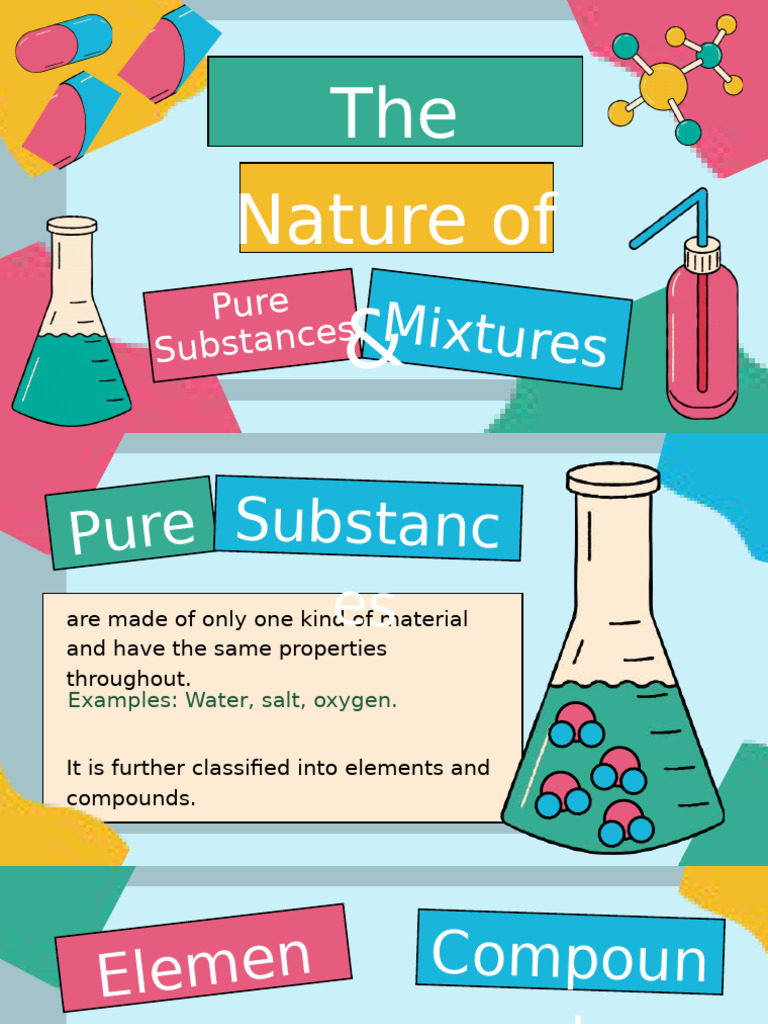 CHAP 2 - LESSON 2.3 - PURE SUBSTANCES VS. MIXTURE | PDF | Chemical Compounds | Chemical Elements