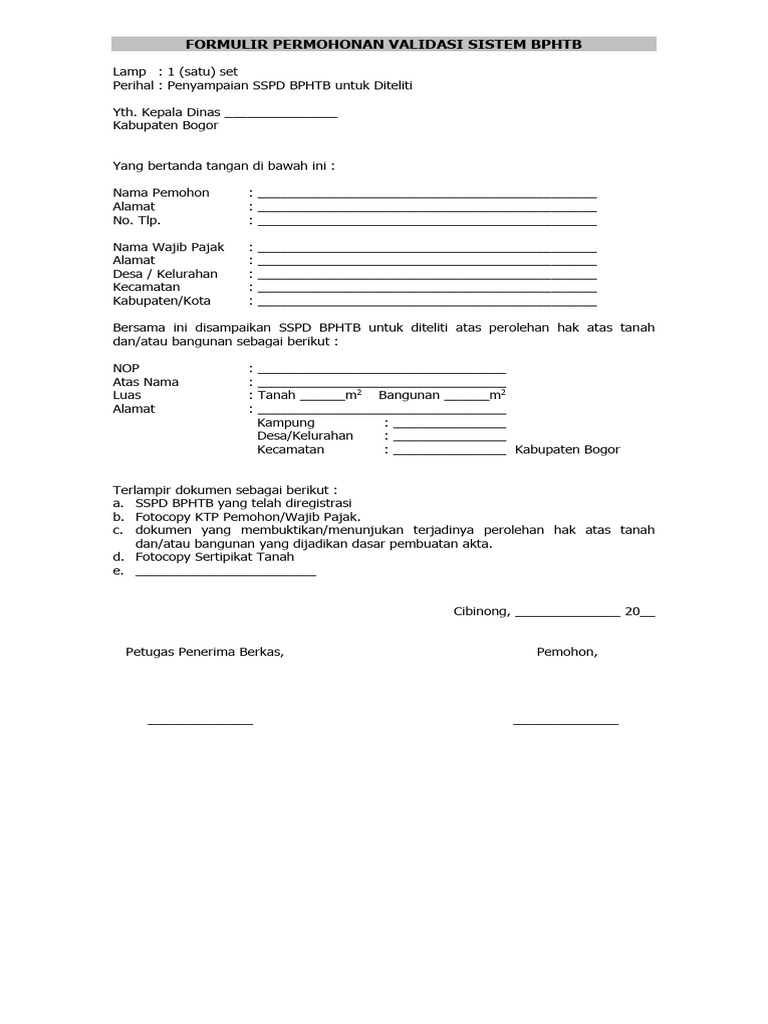Form Permohonan Penelitian Sistem | PDF