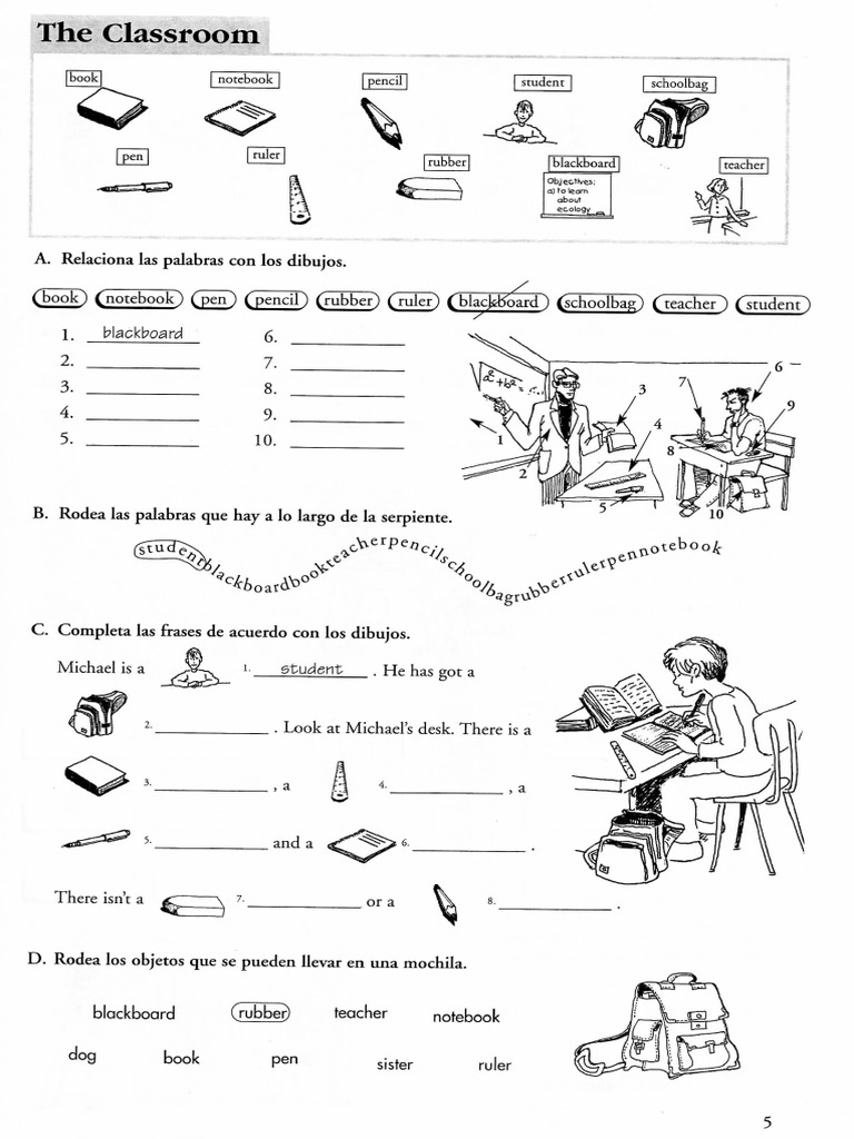 CLASSROOM School Objects | PDF