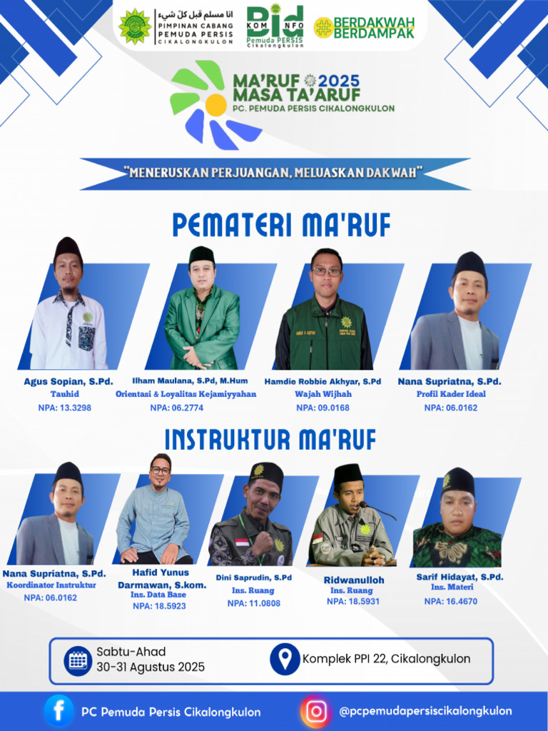 Pemateri & Instruktur - 20250829 - 232735 - 0000 | PDF