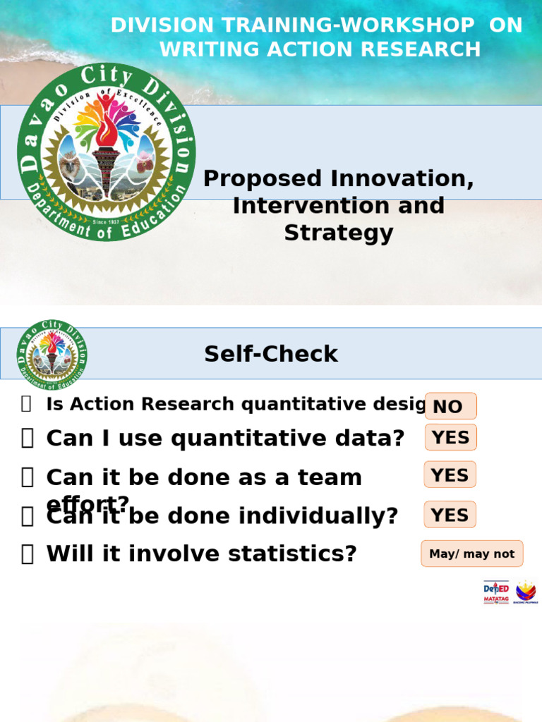 Proposed Innovations in Action Research | PDF | Teachers | Learning