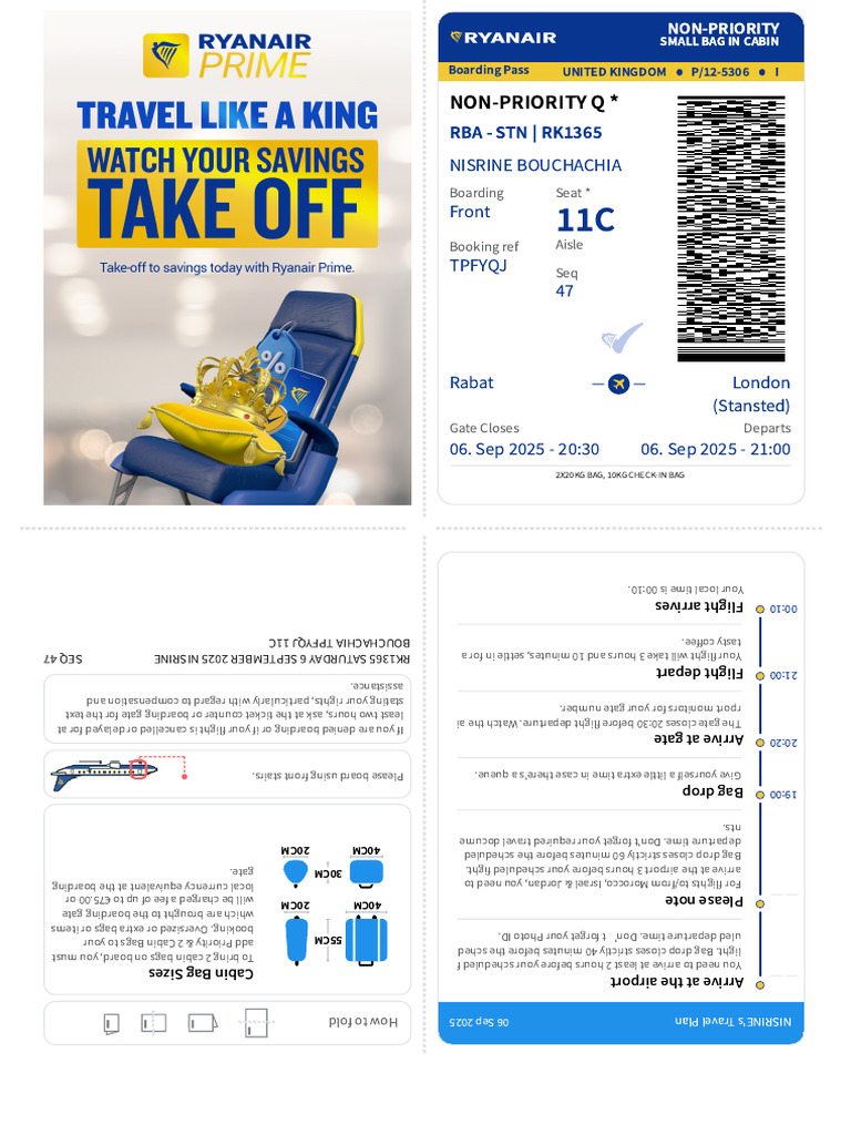 Boarding Pass | PDF