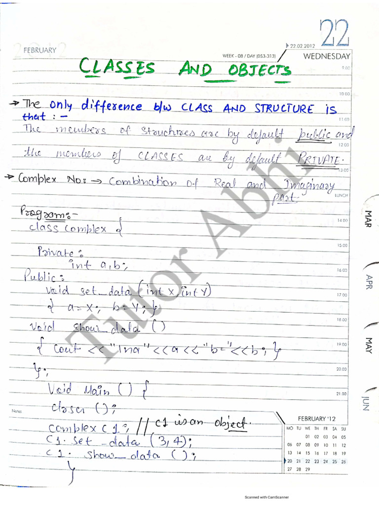 C++ Notes - 2 | PDF