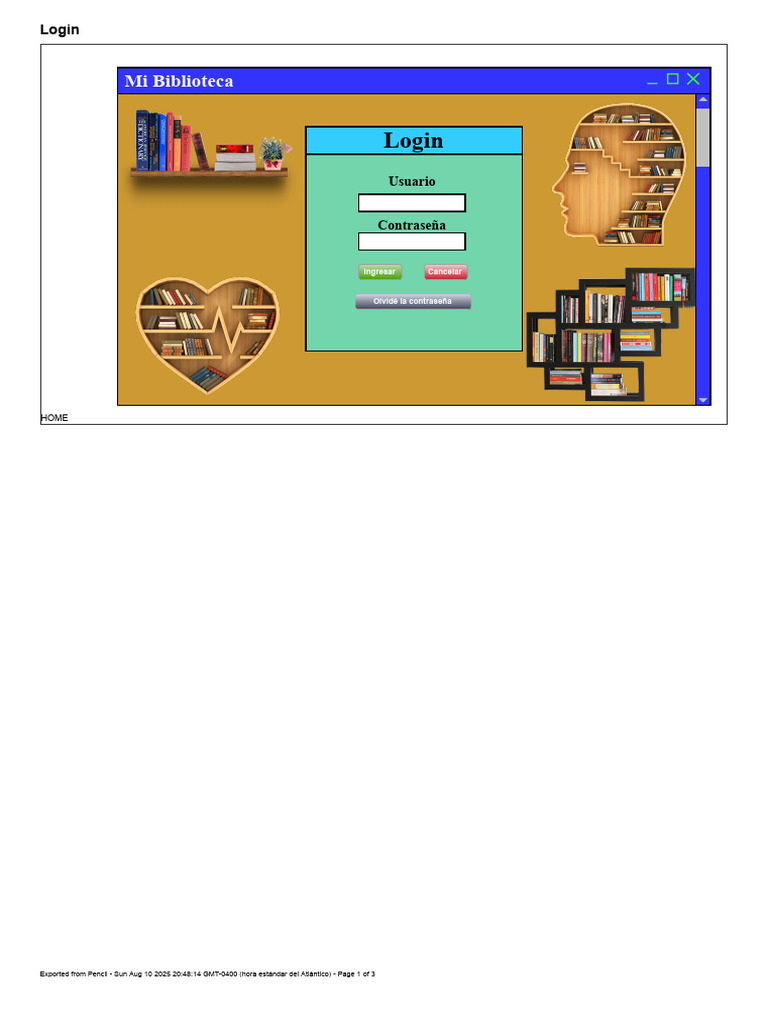 Sistema de Biblioteca | PDF