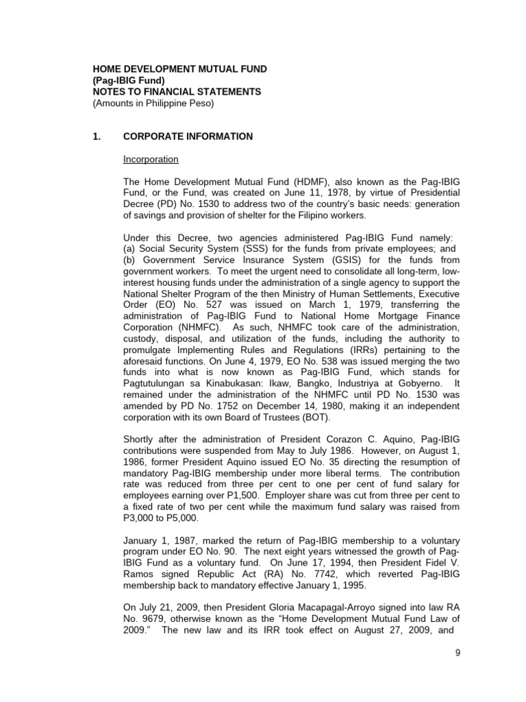 10-HDMF2022 Part1-Notes To FS | PDF | Fair Value | Valuation (Finance)
