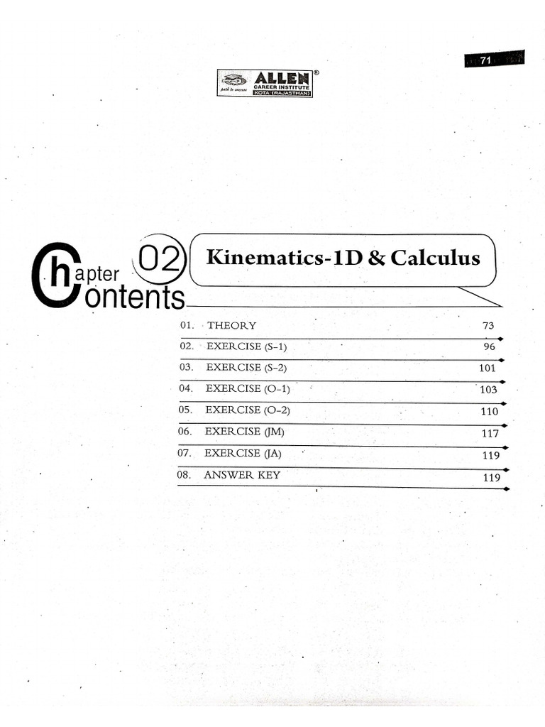 Kinematics | PDF