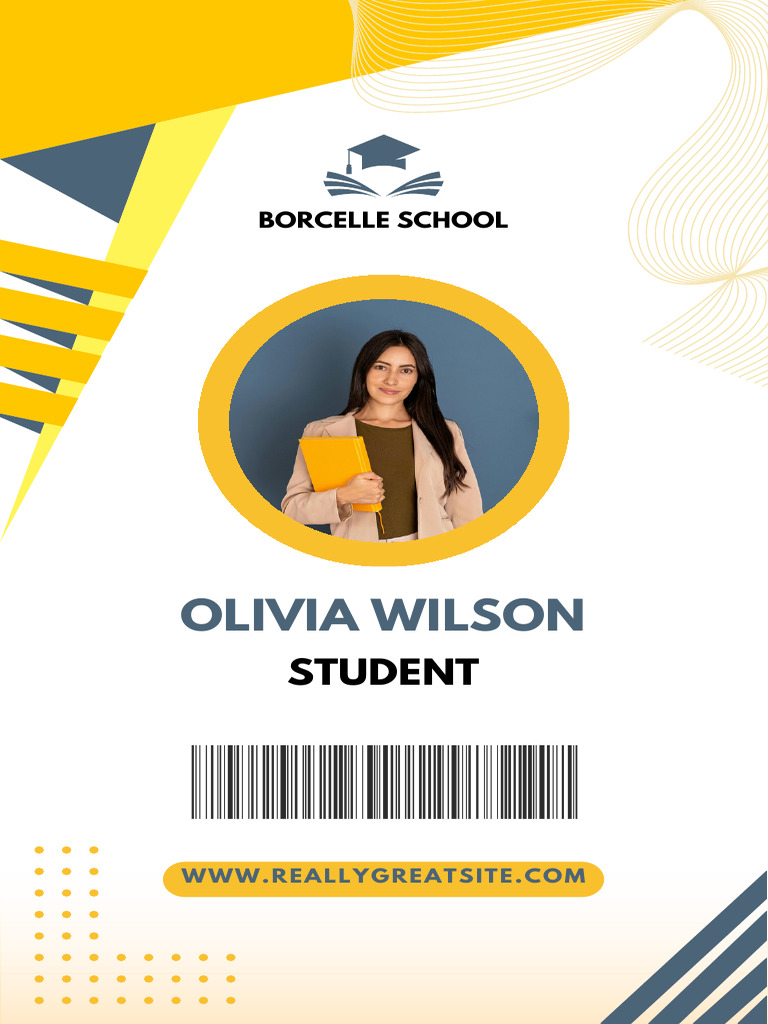 Yellow Geometric Modern Student ID Card - 20250919 - 083913 - 0000 | PDF