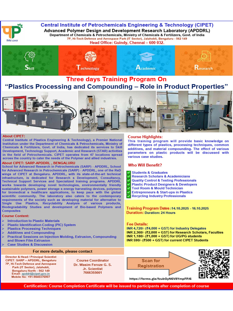 Plastics Processing Training Program | PDF | Plastic | Physical Sciences