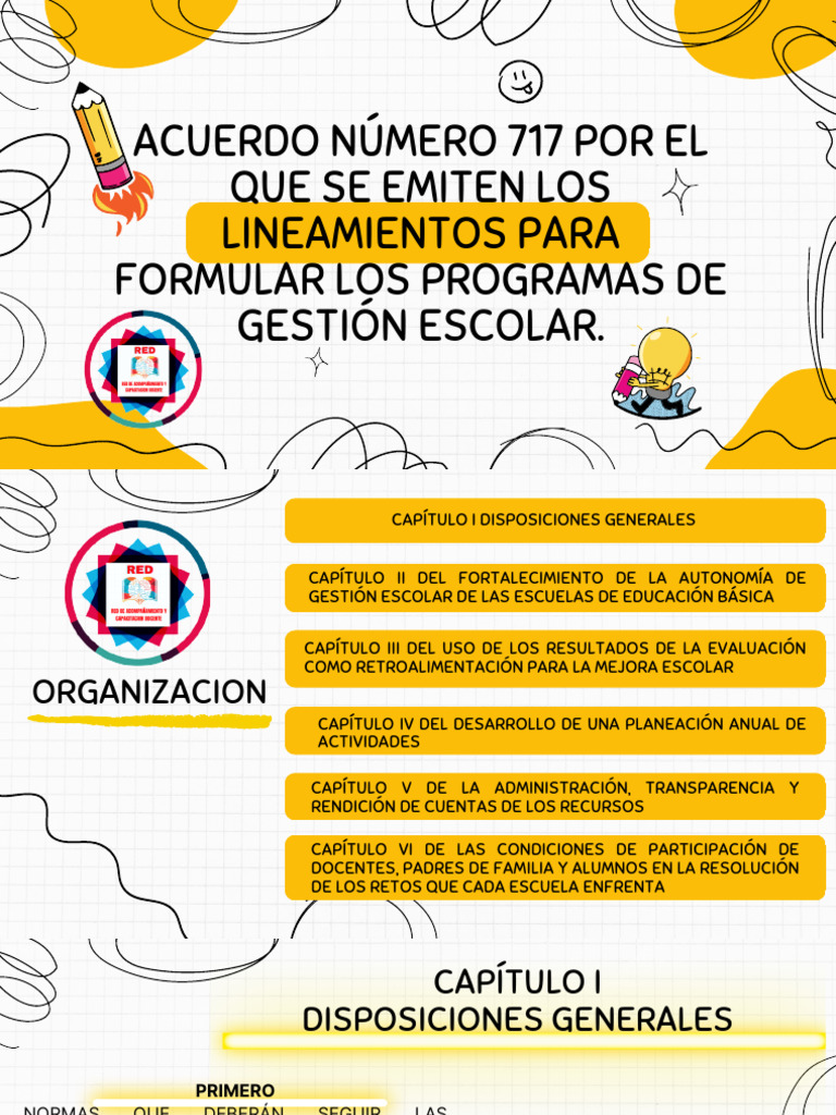 Presentacion Acuerdo 717 | PDF | Escuelas | Educación primaria