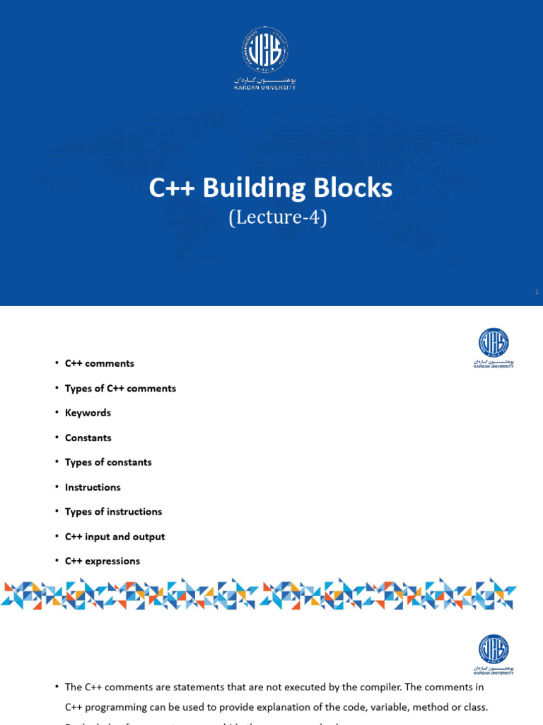 4.programming Language Concepts (Lecture-4) 566 5 | PDF | C++ ...