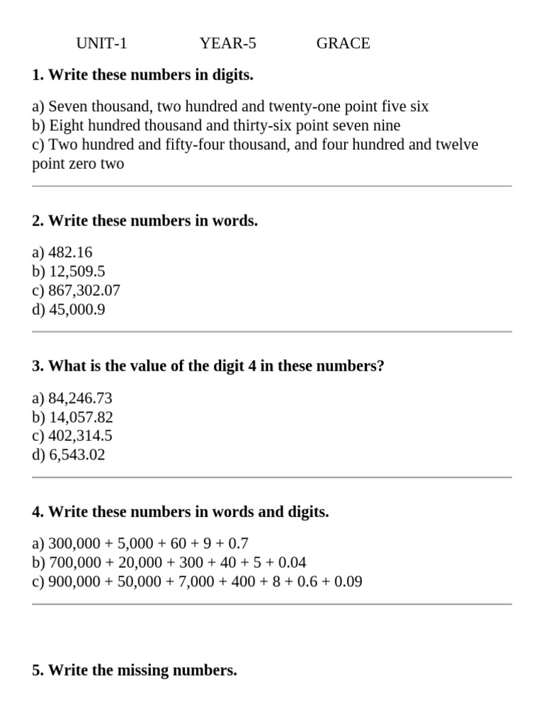 UNIT-1 Math | PDF