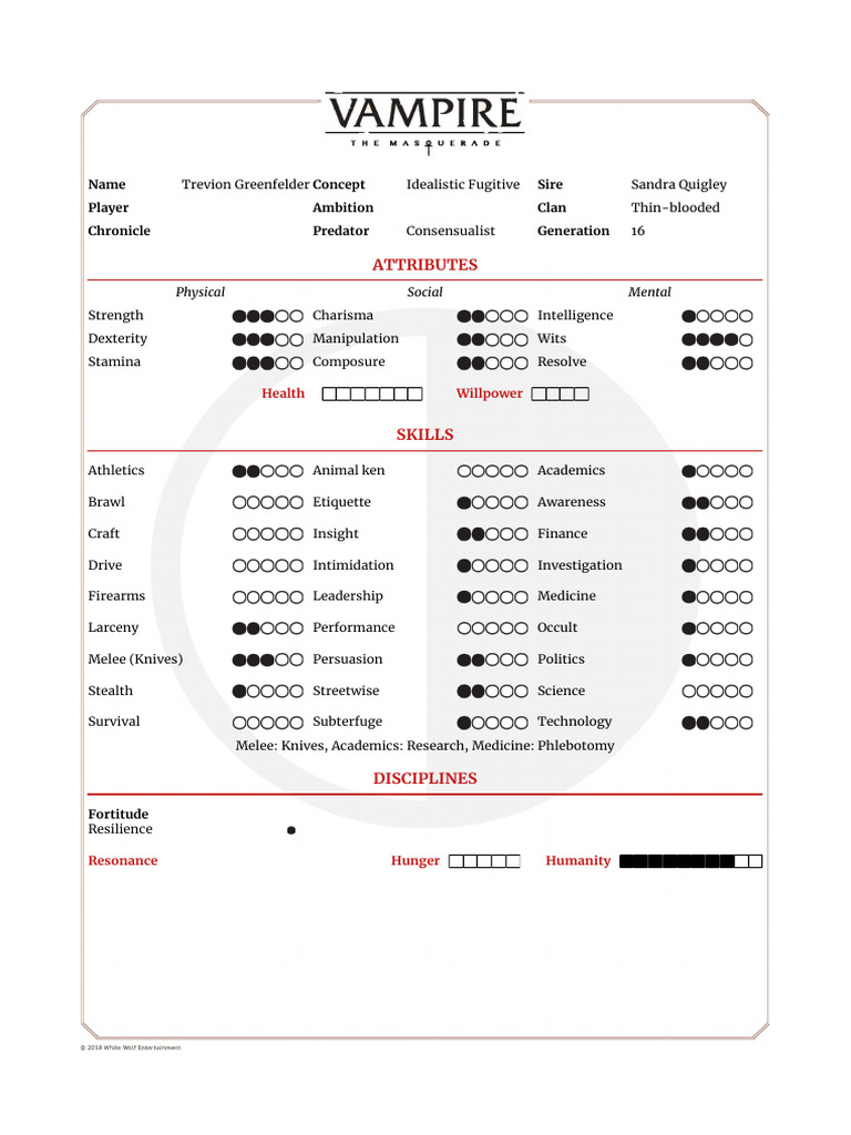 Trevion Greenfelder 2025-9-19!9!24 | PDF | Campaign Settings | Role ...