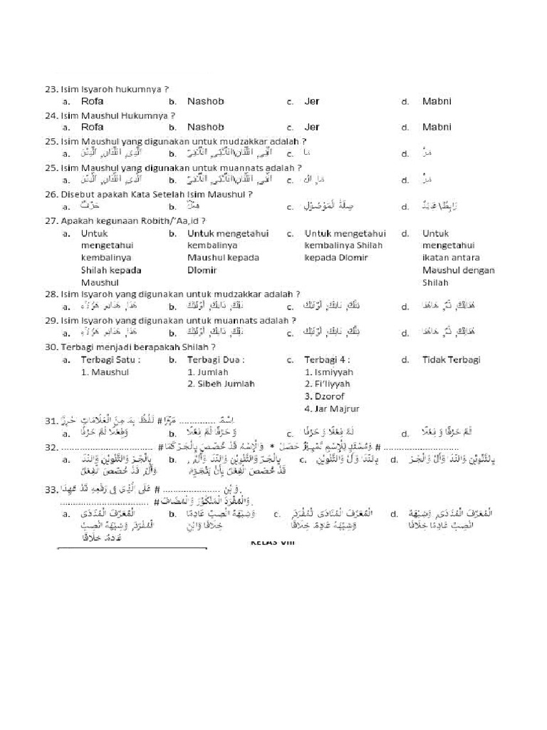 Ujian Jilid 1 B.indo | PDF
