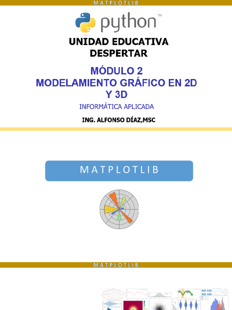 15wbu - Matplotlib Informatica Aplicada 2 Parcial | PDF | Ingeniería de software | Programación ...