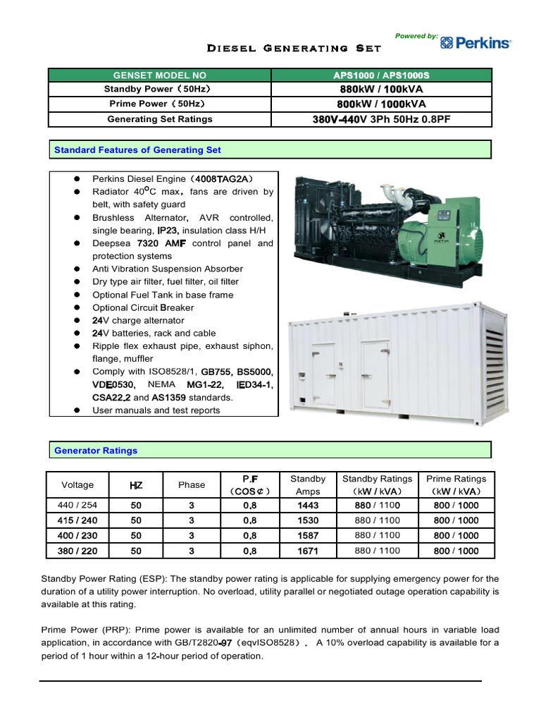 APS1000 Brochure. | PDF