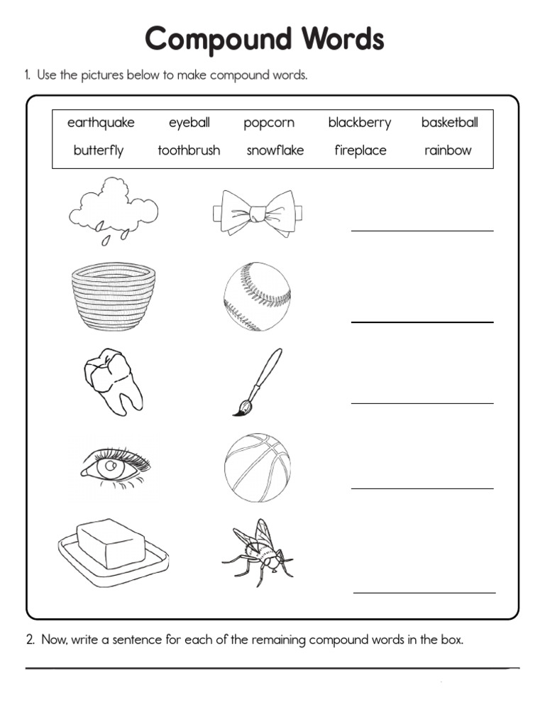 Compound Words Activity for Kids | PDF