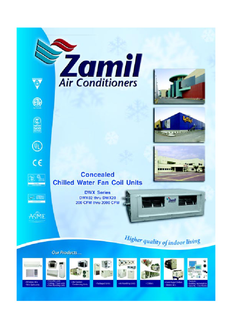 DWX Series | PDF | Duct (Flow) | Thermostat