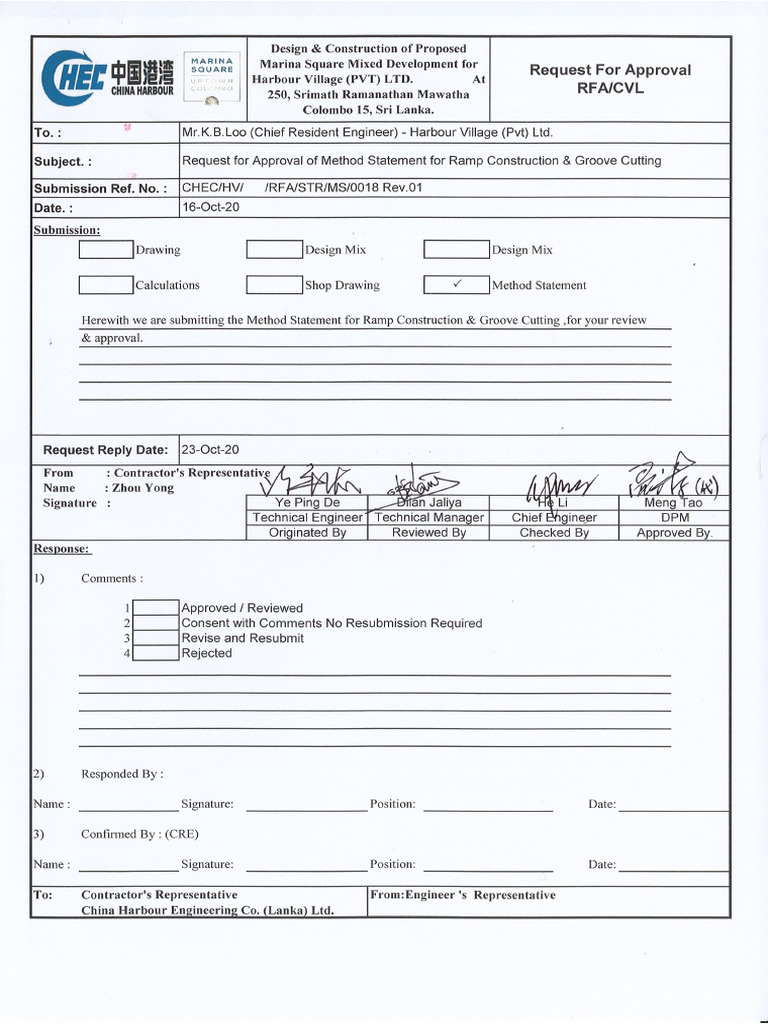 Chec HV Rfa STR Ms 0018 Rev.01 | PDF