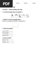 Grade 2 Math Fraction Activities | PDF