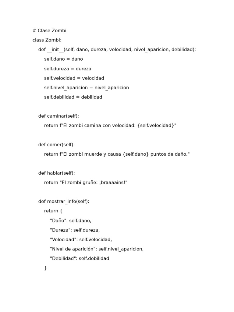 Actividad Zombi | PDF
