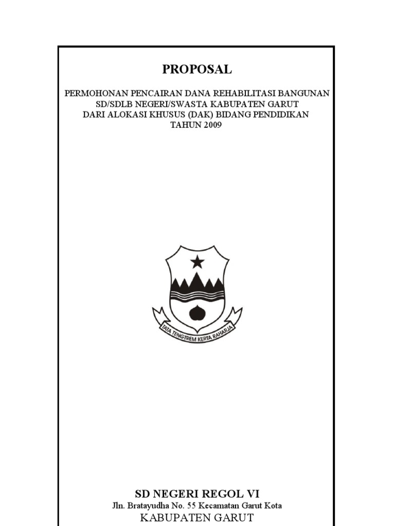 Contoh Proposal DAK | PDF