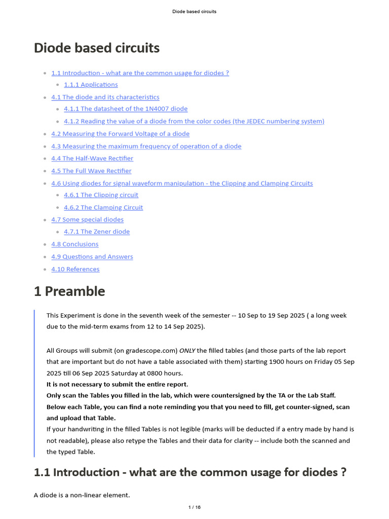 Expt 5 Subrat Kar Diode Based Circuits | PDF | Rectifier | Diode