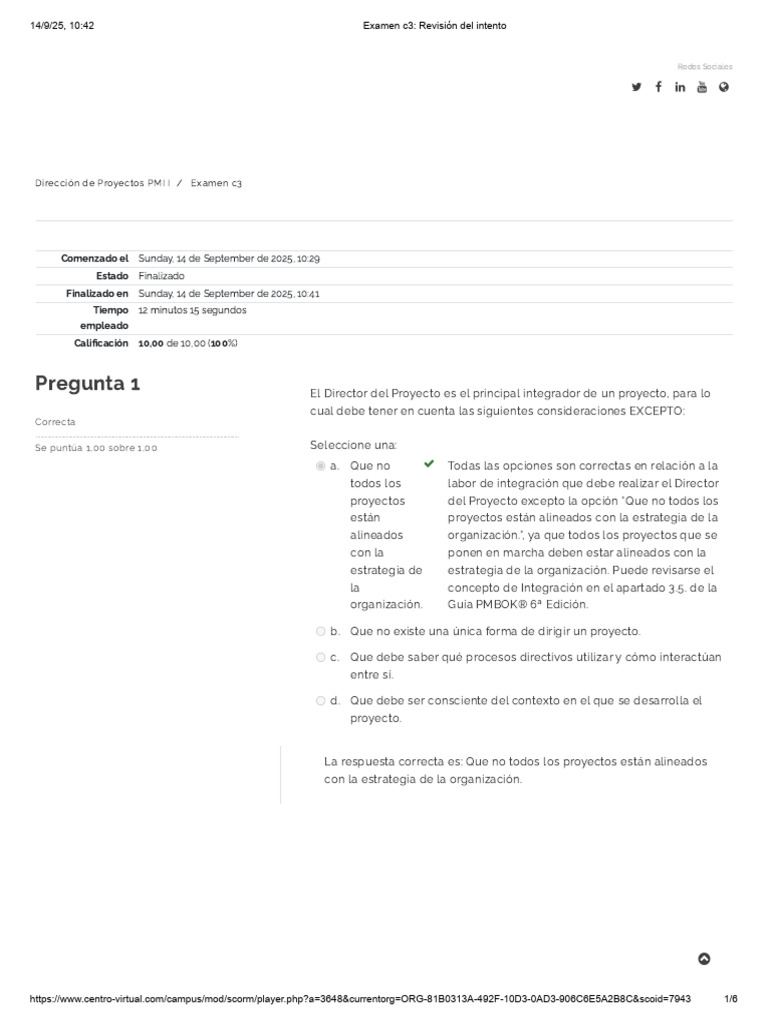 Eval 3 CUA-E-GPI - El Rol Del Director de Proyectos | PDF | Liderazgo ...