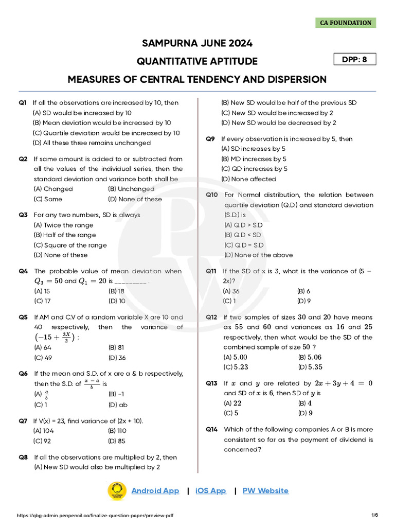65aa3c02639e9b0018ec0399 ## Measures of Central Tendency and Dispersion ...