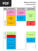 Ambo Univ. 2023 Mid-Exam Schedule | PDF | Computer Science | Engineering