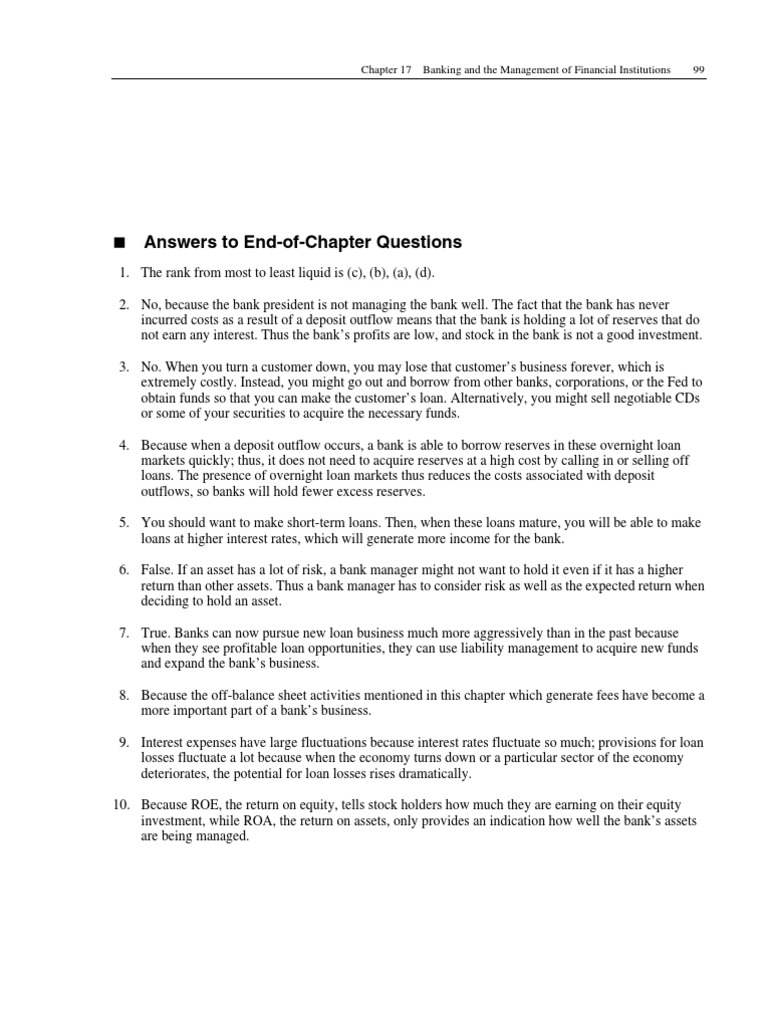 CH17 | PDF | Interbank Lending Market | Debits And Credits