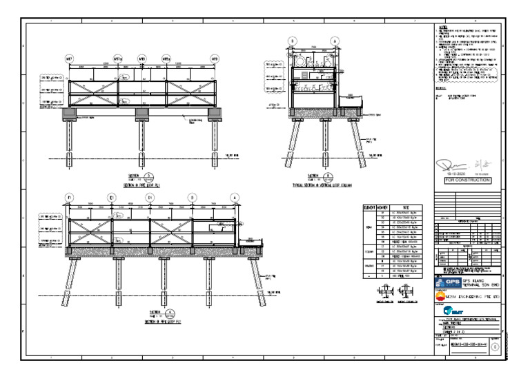 Hqsm12-c02-505-004-A1 - C Main Trestle Sections (Sheet 2 of 3) | PDF