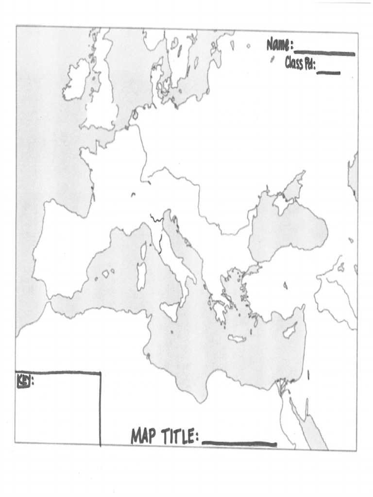 Ancient Rome Map Activity - 241028 - 175701 | PDF