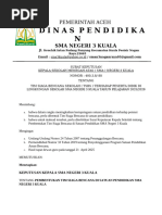 Contoh SK Surat Keputusan Tim Siaga Bencana Sekolah | PDF