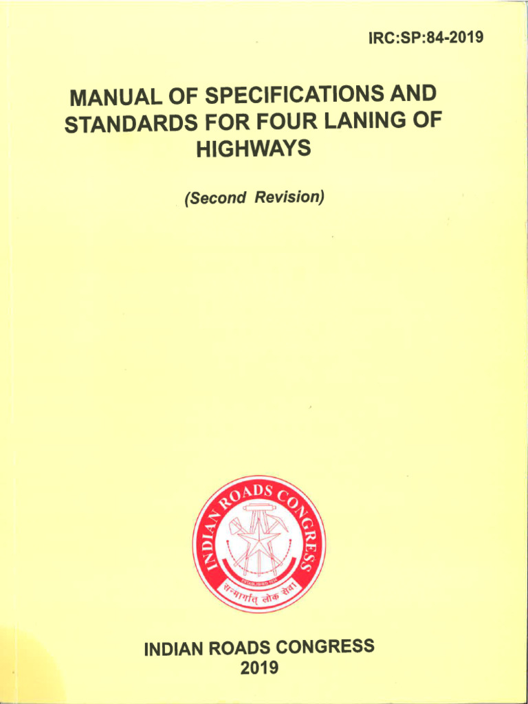 Irc SP 84 2019 - Colour | PDF