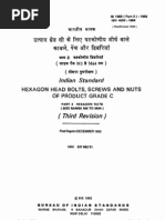 IS 8856 1991 - Hexagon Weld Nuts PDF | PDF
