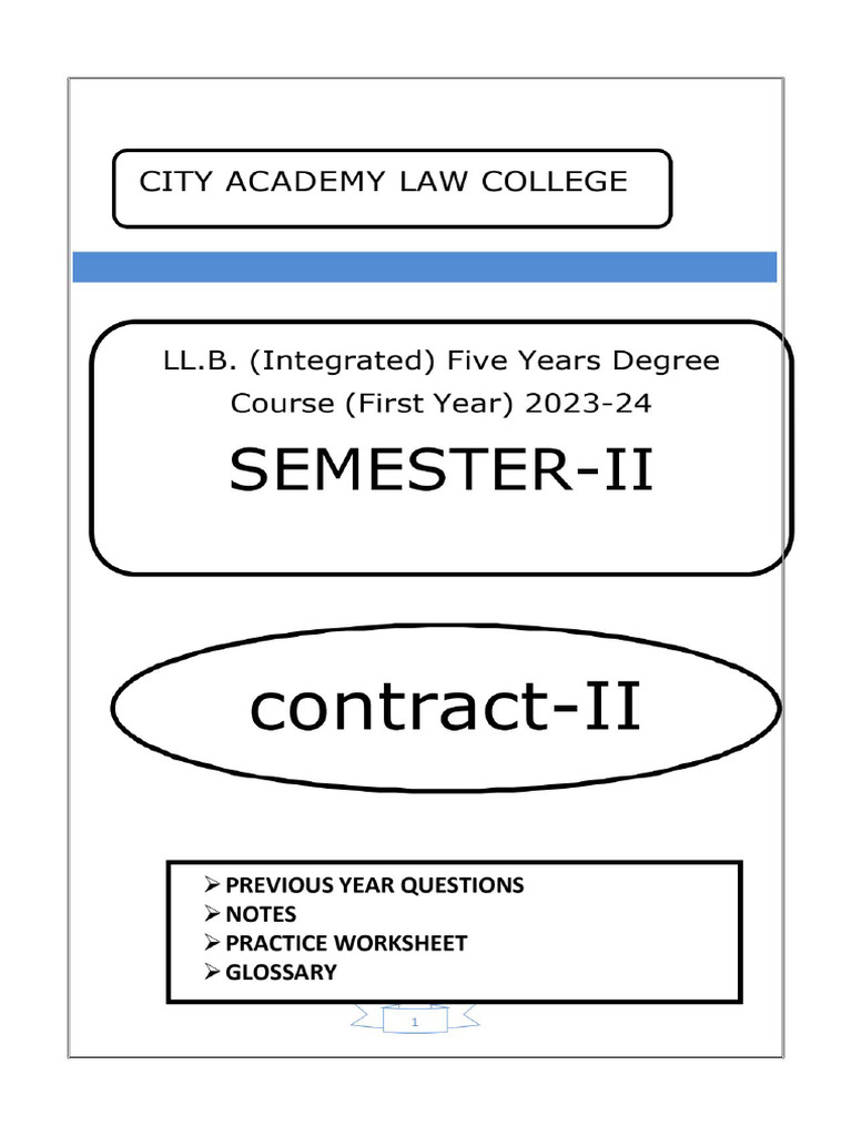 Booklet Semester II | PDF