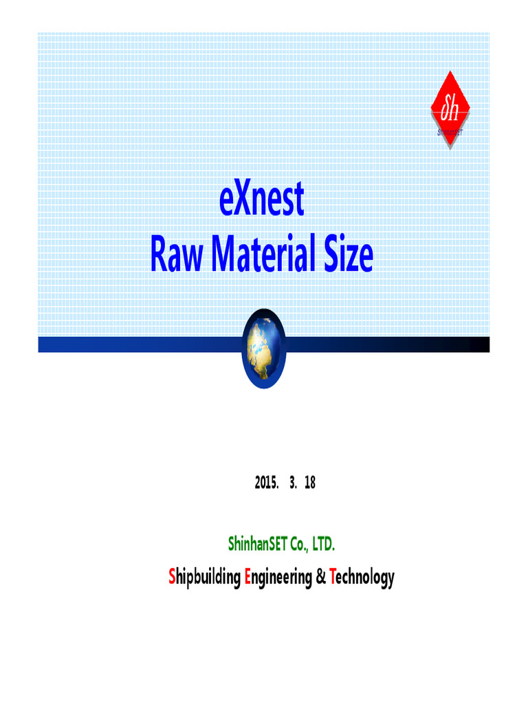 EXnest Raw Material Size CH | PDF