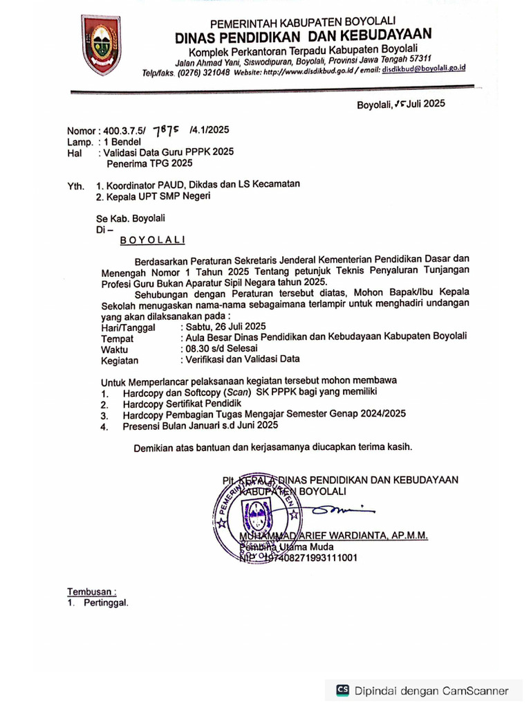 Surat Undangan | PDF