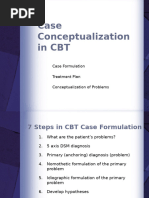 CBT Case Conceptualization Template | PDF | Cognitive Behavioral ...